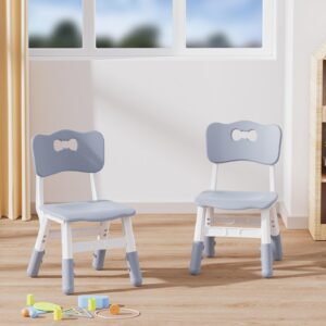 Brelley Kids Chairs Height Adjustable Toddler Chairs for Table, for Indoor & Outdoor Use Classroom/Daycare/Home, Suitable for Ages 2-8