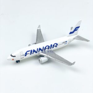 wngaur finnair airplane model, die-cast metal planes aircraft suitable for collection and display