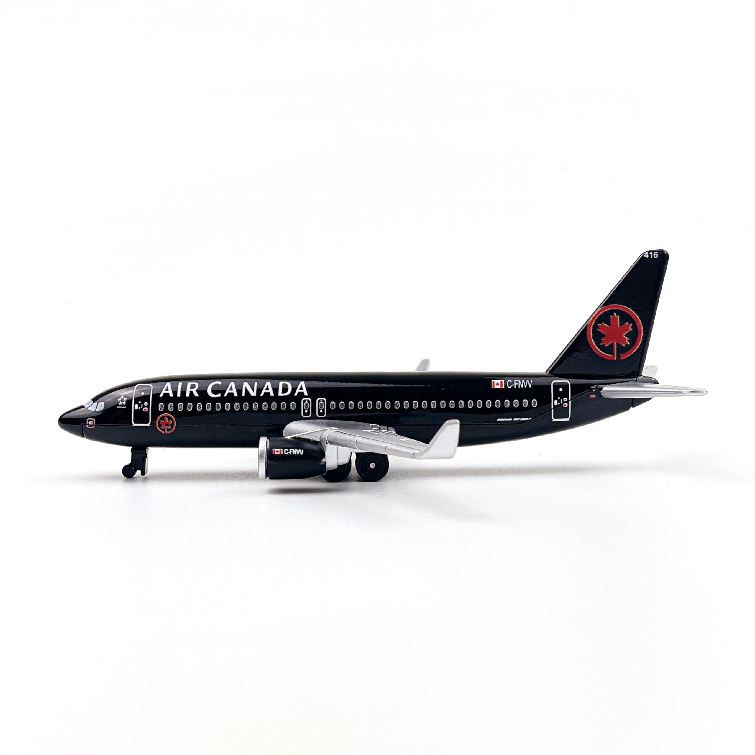 WngAur Canada Airplane Model, Die-cast Metal Planes Aircraft Suitable for Collection and Christmas, Birthday Gifts