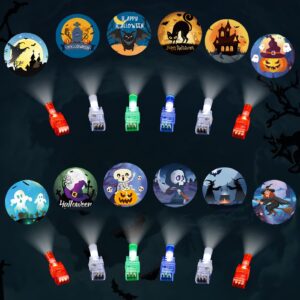 halloween party favors for kids - 36pcs led projection finger lights, trick or treat light up toys flashlights, glow prizes bulk for halloween dark party supplies goodie bag stuffers