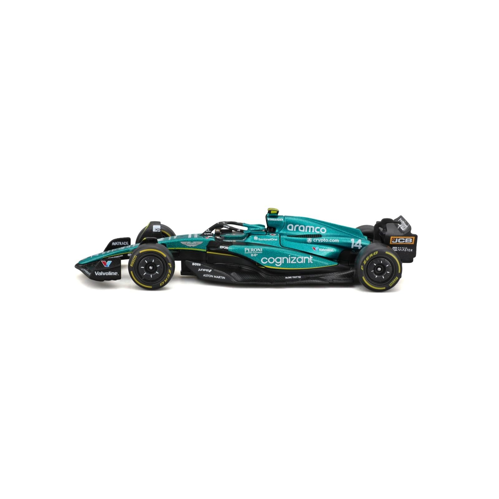 HTLNUZD 2023 1:43 AMR23#14 Alonso F1 Alloy Car Model Formula Racing for Die Cast Aston Martin #14 Static Adult Collection