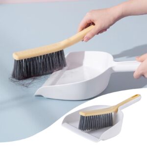 small dust pan and brush broom, dust pan and brush set, 2024 new small dustpan and brush set, handheld broom and dustpan set, dustpan with brush, daily cleaning tools for kitchen desktops bedroom