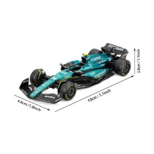 HTLNUZD 2023 1:43 AMR23#14 Alonso F1 Alloy Car Model Formula Racing for Die Cast Aston Martin #14 Static Adult Collection