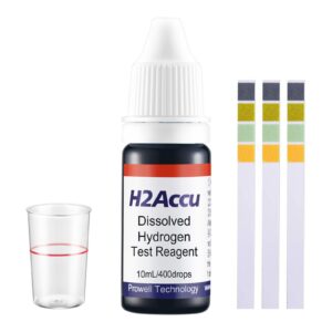 hydrogen test drops blue reagent calibrated | hydrogen water tester kit with ph strips | h2accu