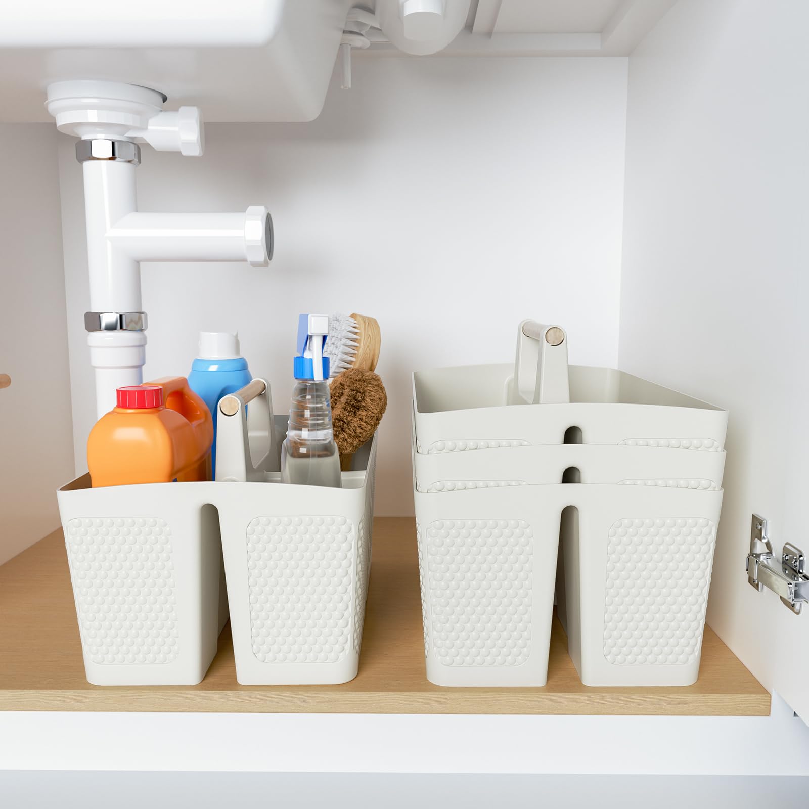 Xuhdukc Portable bathroom caddy with handle for kitchens, bathrooms, trips, picnics, college dorms. shower caddy dorm are a necessity for college life.