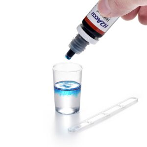 Hydrogen Test Drops Blue Reagent Calibrated | Hydrogen Water Tester Kit with PH Strips | H2Accu