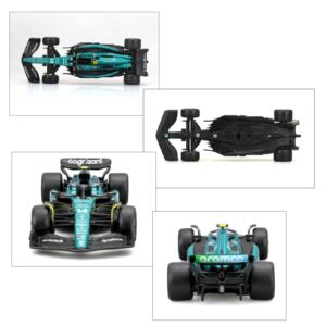 HTLNUZD 2023 1:43 AMR23#14 Alonso F1 Alloy Car Model Formula Racing for Die Cast Aston Martin #14 Static Adult Collection