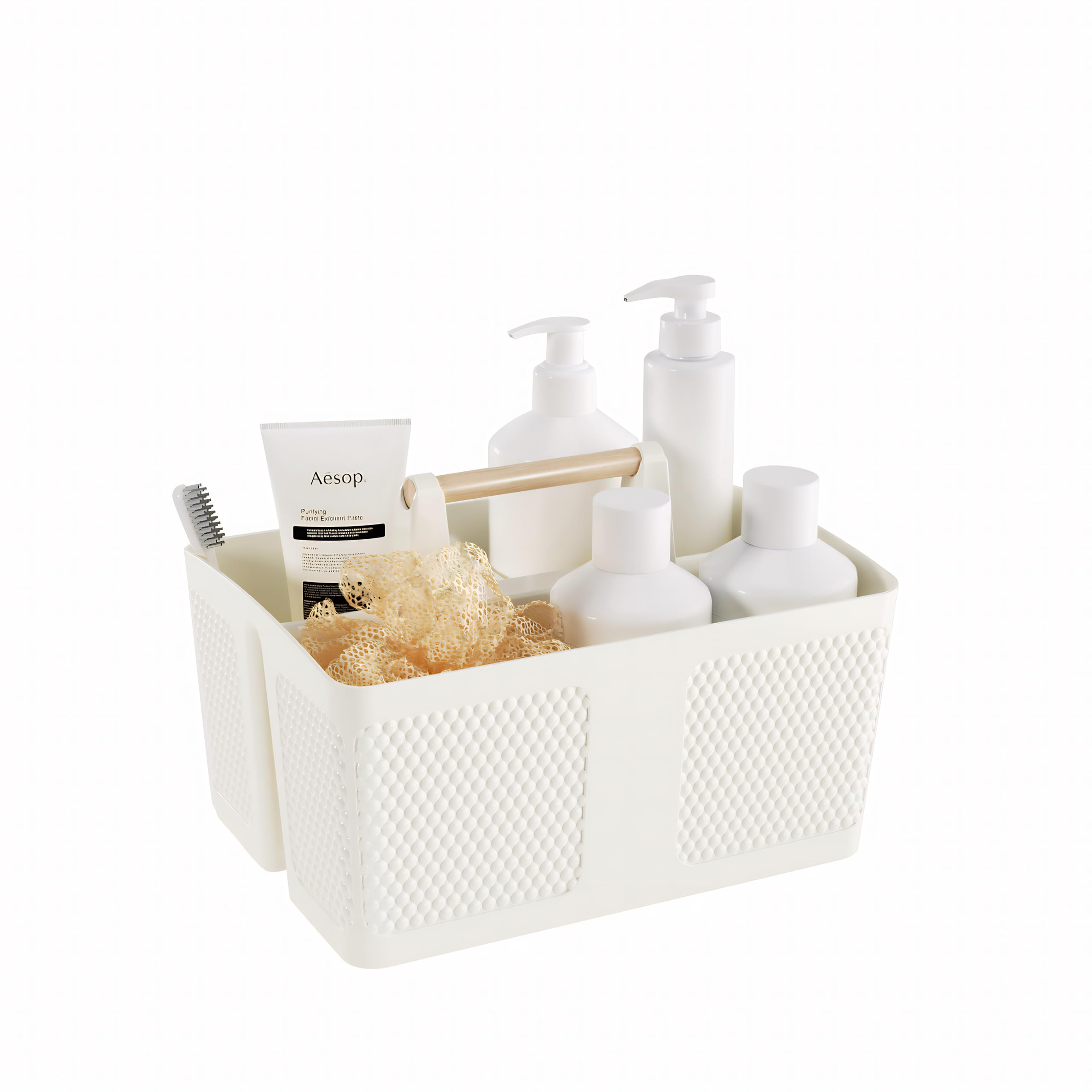 Xuhdukc Portable bathroom caddy with handle for kitchens, bathrooms, trips, picnics, craft rooms,college dorms. shower caddy dorm are a necessity for college life.