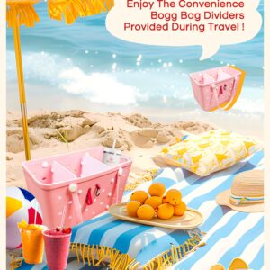 AmberObject 2-Pack Divider Tray for Bogg Bag Accessories - Durable and Portable Bogg Bag Divider with Bonus Hooks, Ideal for Organizing Your Beach Bag