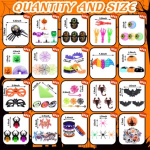 PURPERCAT 248 Pcs Halloween Party Favors, Bulk Halloween Toys Halloween Party Toys Assortment Goodie Bag Stuffers Pinata Filler Trick or Treat Classroom Party Supplies for Kids Classroom Prize