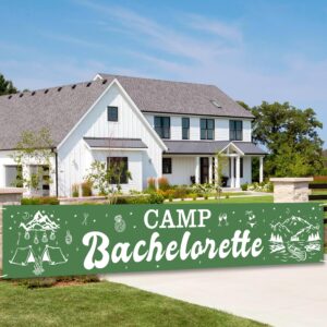 hippeny camp bachelorette banner, camping bachelorette party decor, camp birthday party decoration, girls weekend cabin bach banner, camp bridal shower decor idea