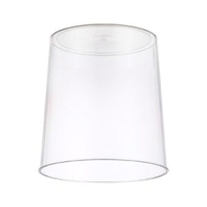 HarmonyBliss Transparent Clear Plastic Garbage Bin Large Capacity Wastebasket for Bathroom Kitchen Bedroom Office (29x20cm/11.4x7.9in), HarmonyBlissuaesf5981g-11