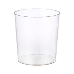 harmonybliss transparent clear plastic garbage bin large capacity wastebasket for bathroom kitchen bedroom office (29x20cm/11.4x7.9in), harmonyblissuaesf5981g-11