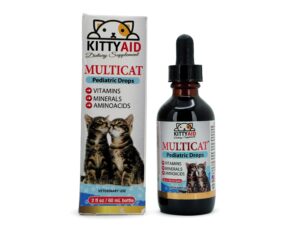 multivitamin cats dietary suplement by interfarma | heart, digestion, skin, coat, & joint support supplement for cats | with vitamins, minerals, aminoacids, biotin, & folic acid | multicat