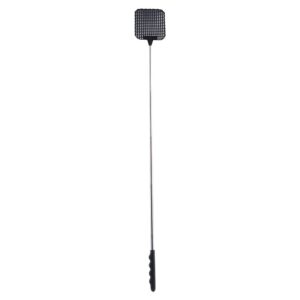 Telescopic Fly Swatters, Plastic Fly Swatter Heavy Duty Set, Extendable Flapper, Extendable Fly Swatter(Black)