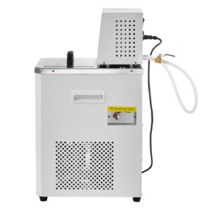 VEVOR Laboratory Chiller Circulator, -5℃ ~100℃ Circulator Pump Chiller, 6L Chiller Lab Low Temperature Cooling Liquid, LCD Display, 304 Stainless Steel Water Bath Recirculating Water Cooling Chiller