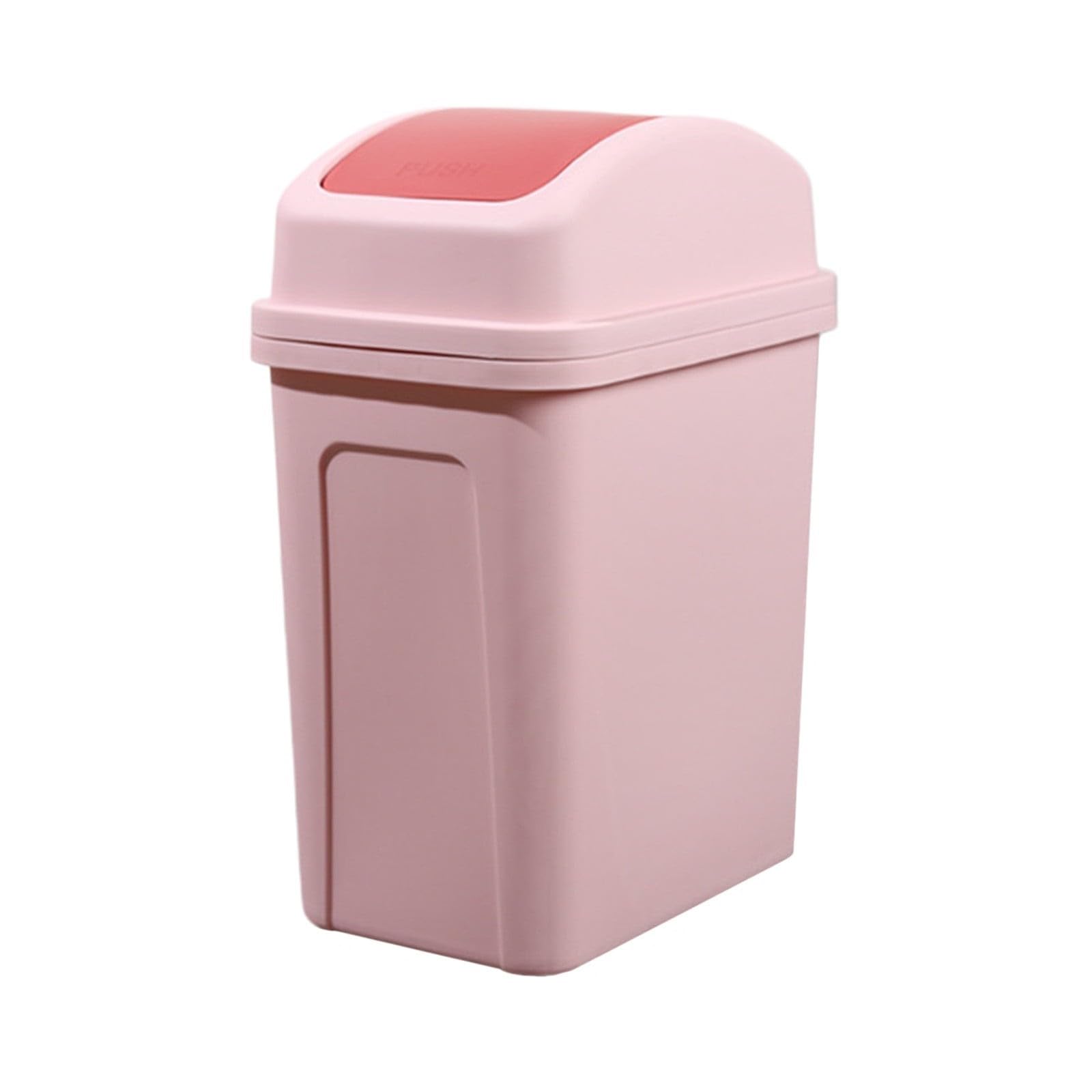 KELINFONG Trash Can with Lid,5.5 Gallons, Plastic Garbage Can with Lid, Waste Basket,Trash Bin,Garbage Bin,Slim Trash Can for Bedroom, Bathroom, Office, Kitchen, Outdoor, Living Room, Dorm