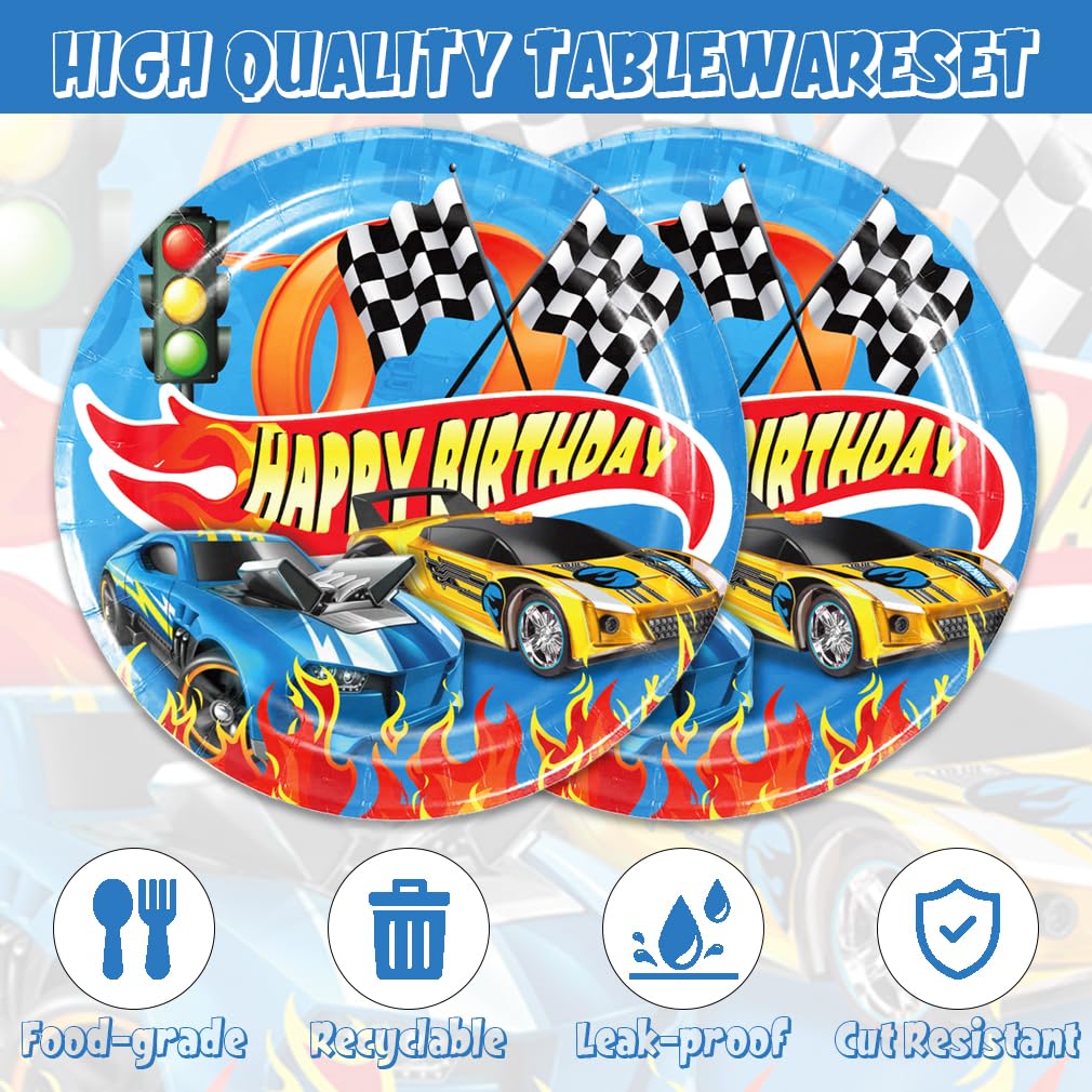 40-Piece Wheel Theme Party Supplies - Ideal for Birthday Celebrations, Baby Showers, and More