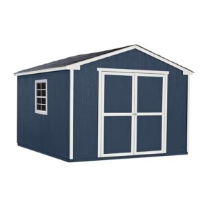 handy home products charleston value gable 10x12 do-it-yourself wooden storage shed with floor