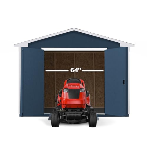 Handy Home Products Charleston Value Gable 10x10 Do-It-Yourself Wooden Storage Shed with Floor