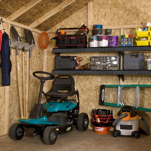 Handy Home Products Charleston Value Gable 10x10 Do-It-Yourself Wooden Storage Shed with Floor