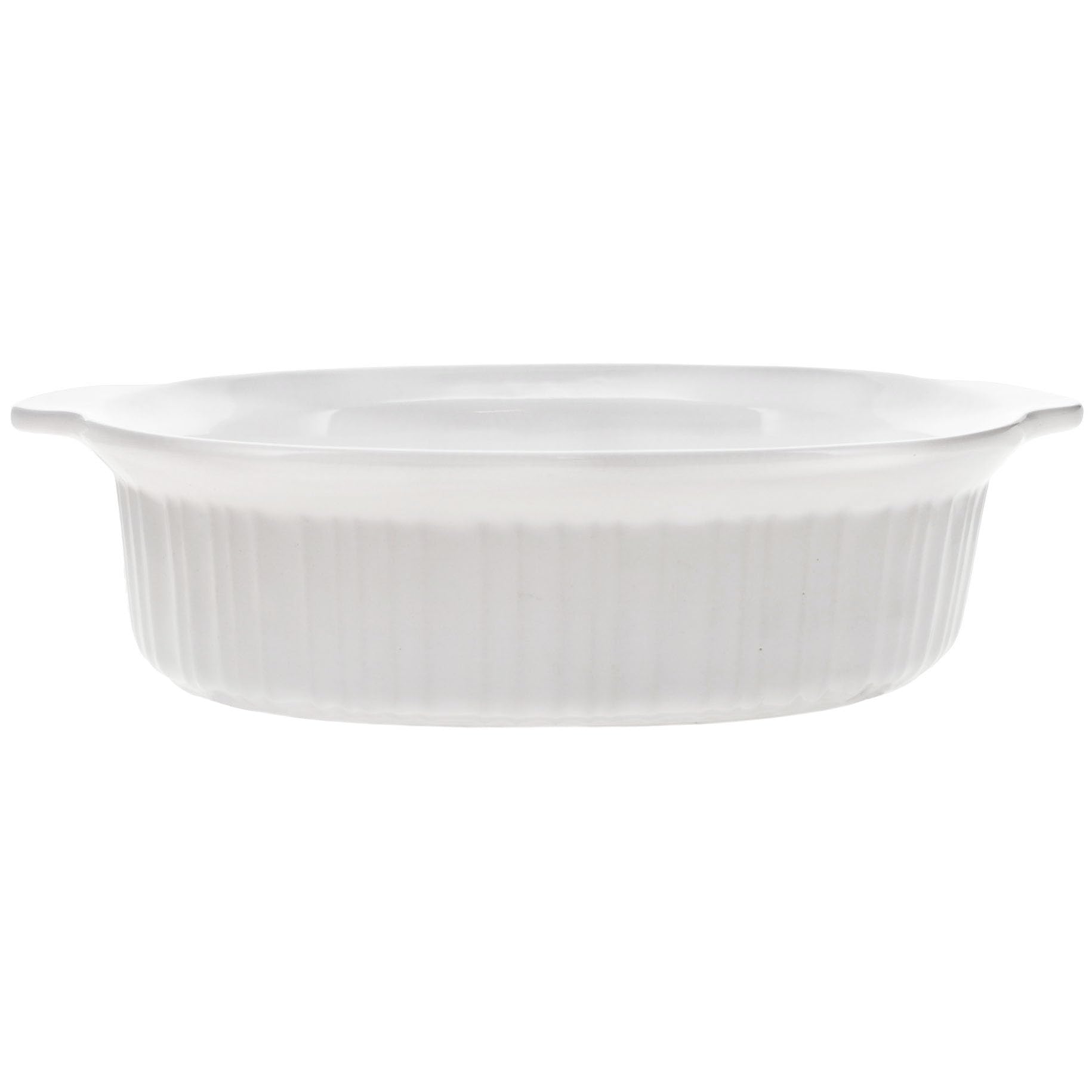 Corningware FS14 4 qt / 3.8 L French White Oval Casserole Roaster Dish