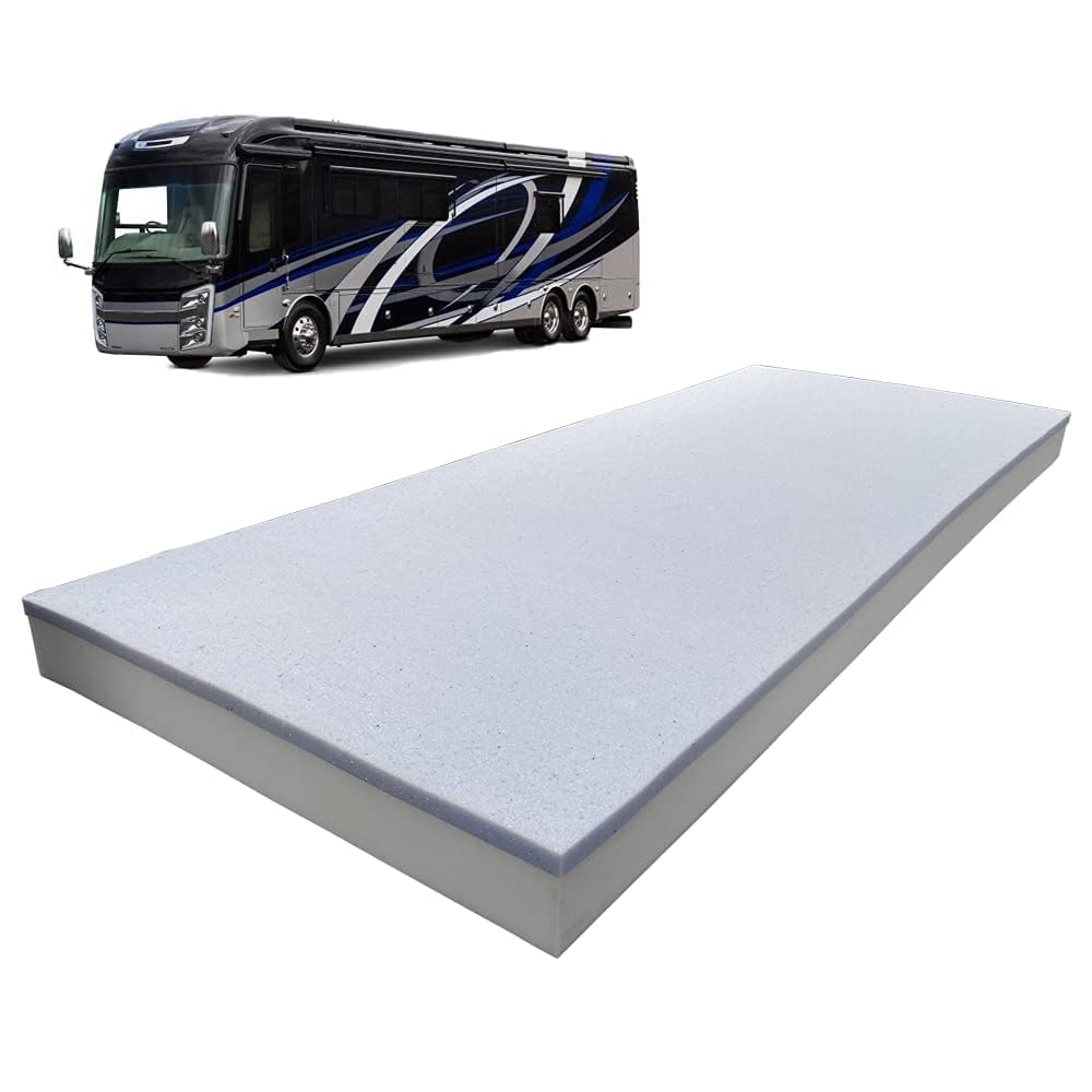 Foamma 10" x 30" x 80" Gel Memory Foam RV Bunk Mattress Replacement, Medium Firm, Pressure Relieving, Cooling Premium Comfort, USA Made, No Cover