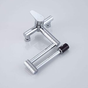 KNKQZXVDF -Taps,Faucets,Kitchen in-Wall Faucet Cold Heat Wash Basin Sink Taps Rotate Basin Balcony Water-Tap Mixing Valve Rotate Fold Pull Faucet Hotel Bathtub Faucet