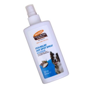 Palmer's for Pets Itch & Hot Spot Relief Spray with Cocoa Butter 8oz; Dog Skin Conditioner Spray with Vitamin E and Cocoa Butter, Skin Allergy Spray for Dogs