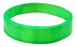 pactogo green shrink bands - fits round plastic soup/deli containers sizes 8-32 ounces - tamper evident seals (pack of 250)