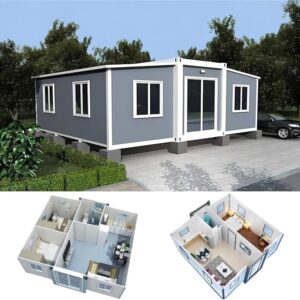 compact foldable home | efficient space-saving modular house | perfect for couples, small family and individual