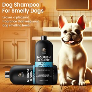 Dog Shampoo and Conditioner Set for Allergies, Itching & Daily Use | Itchy Skin Relief & Odor Control | with Lavender & Rosemary Oils for Calming | Safe for Sensitive Skin | All Dogs, 16 fl oz x 2