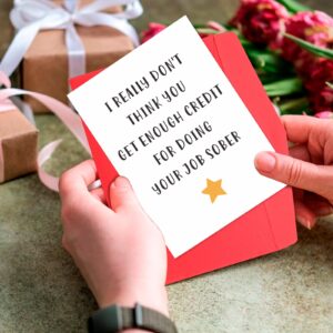 Boss Gifts for Women Men Boss Gifts for Christmas Valentines Gifts for Him Boss Birthday Card Work Anniversary Boss Lady Gifts Boss Cards for Women Office Thank You Manager Leader Boss Day Gifts