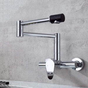 KNKQZXVDF -Taps,Faucets,Kitchen in-Wall Faucet Cold Heat Wash Basin Sink Taps Rotate Basin Balcony Water-Tap Mixing Valve Rotate Fold Pull Faucet Hotel Bathtub Faucet