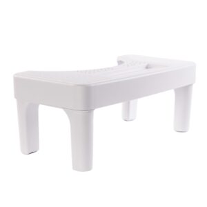 6.7 Inch Toilet Stool for Bathroom,Non-Slip Potty Stool for Pooping,Toilet Step Stool for Adults/Seniors/Kids