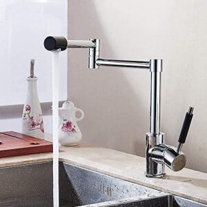 knkqzxvdf -taps,faucets,hot cold mixer tap the copper gold european rotary tank washing dishes in a bathtub faucet foldable kitchen sink hot and cold water faucet