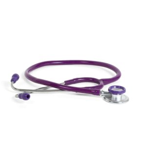 stethoscope for doctors and nurses micro plus aluminium acoustic waterproof lightweight chest piece with flexible latex free tube & soft sealing ear knobs