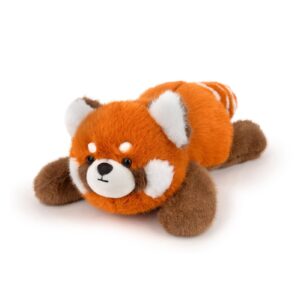 adorlynetty red panda stuffed animal pillow panda plushie red panda plush toy gift for kids girlfriend birthday 11.8" panda plush