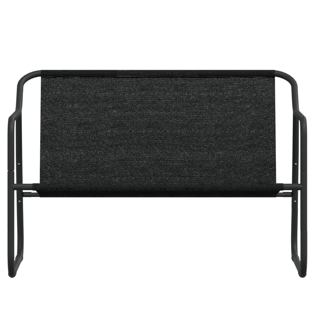 Patio Benches 2-Seater Patio Bench with Cushion Anthracite Steel,2Seater Outdoor Patio Bench with Comfortable Cushions and UVResistant Textilene for Gardens and Terraces Outdoor Furniture & Accessorie