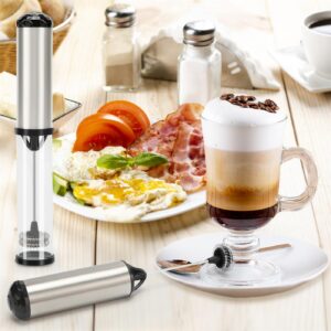 Milk Frother Rechargeable Handheld - Electric Whisk/Frother Wand for Coffee, Matcha, Latte, Cappuccino