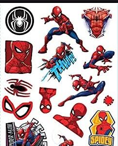 Spiderman Pencil Case for Kids - Spiderman Stationery Bundle with Spiderman Pencil Case, Spiderman Erasers, Stickers More | Spiderman School Supplies for Boys 4-6