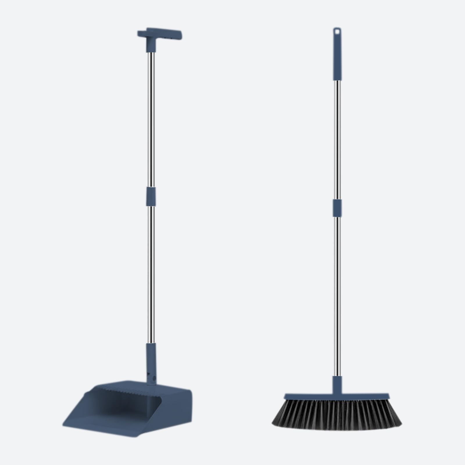 Brooms and Dustpan Set, Cleaning with Dustpan Teeth, Stand Up Brooms and Dustpan, Brooms and Dustpan Set for Home, Office, Indoor and Outdoor Sweeping Prime of Day Deals Today 2024