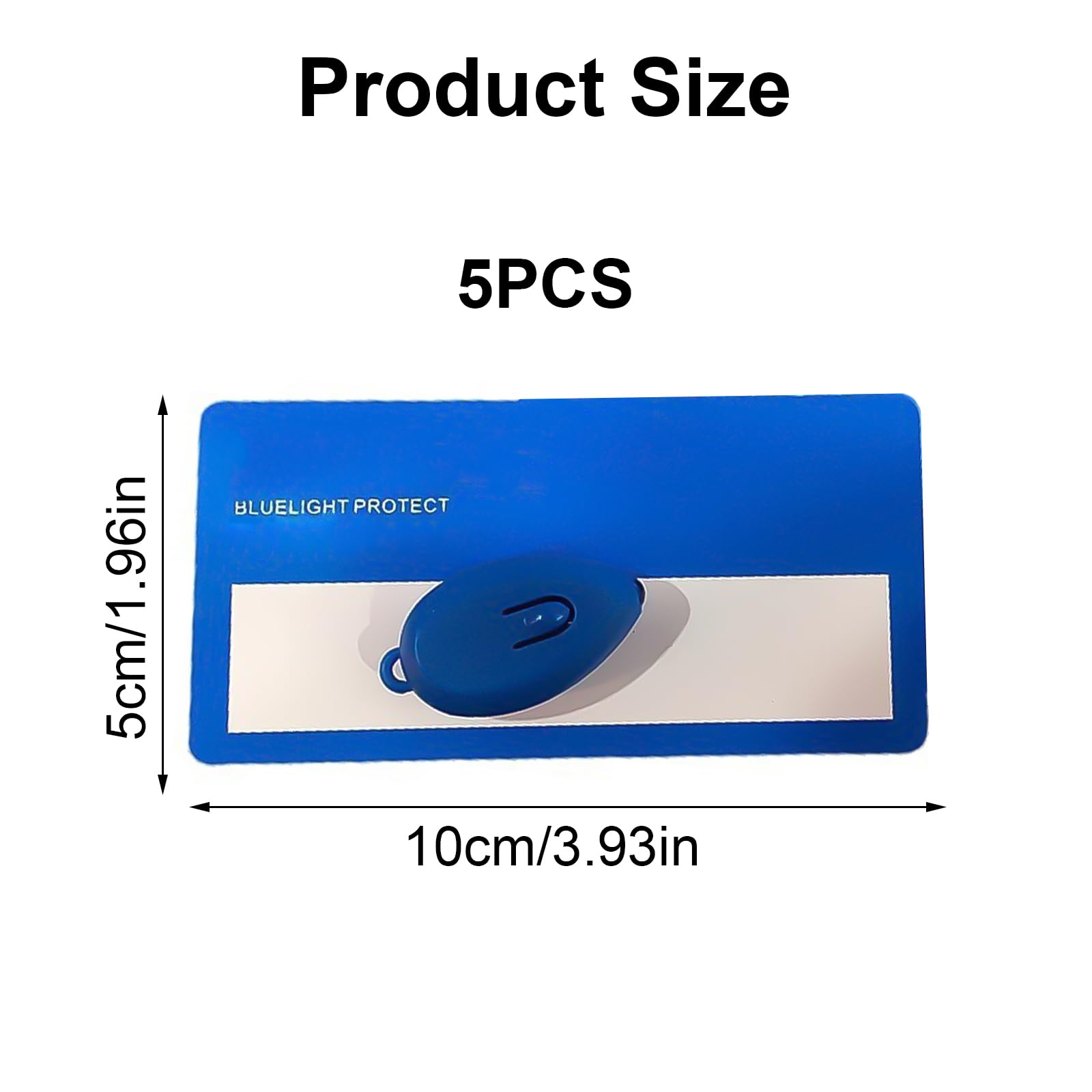 Blue Light Test Card For Glasses Reusable PolarizedTest Anti-Blue Light Cards And Blue Light Generators