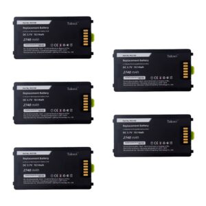 gikysuiz 5-pack 2740mah replacement battery for symbol/zebra btry-mc31kab02 compatible with symbol/zebra mc3100 mc3190 series mobile computers