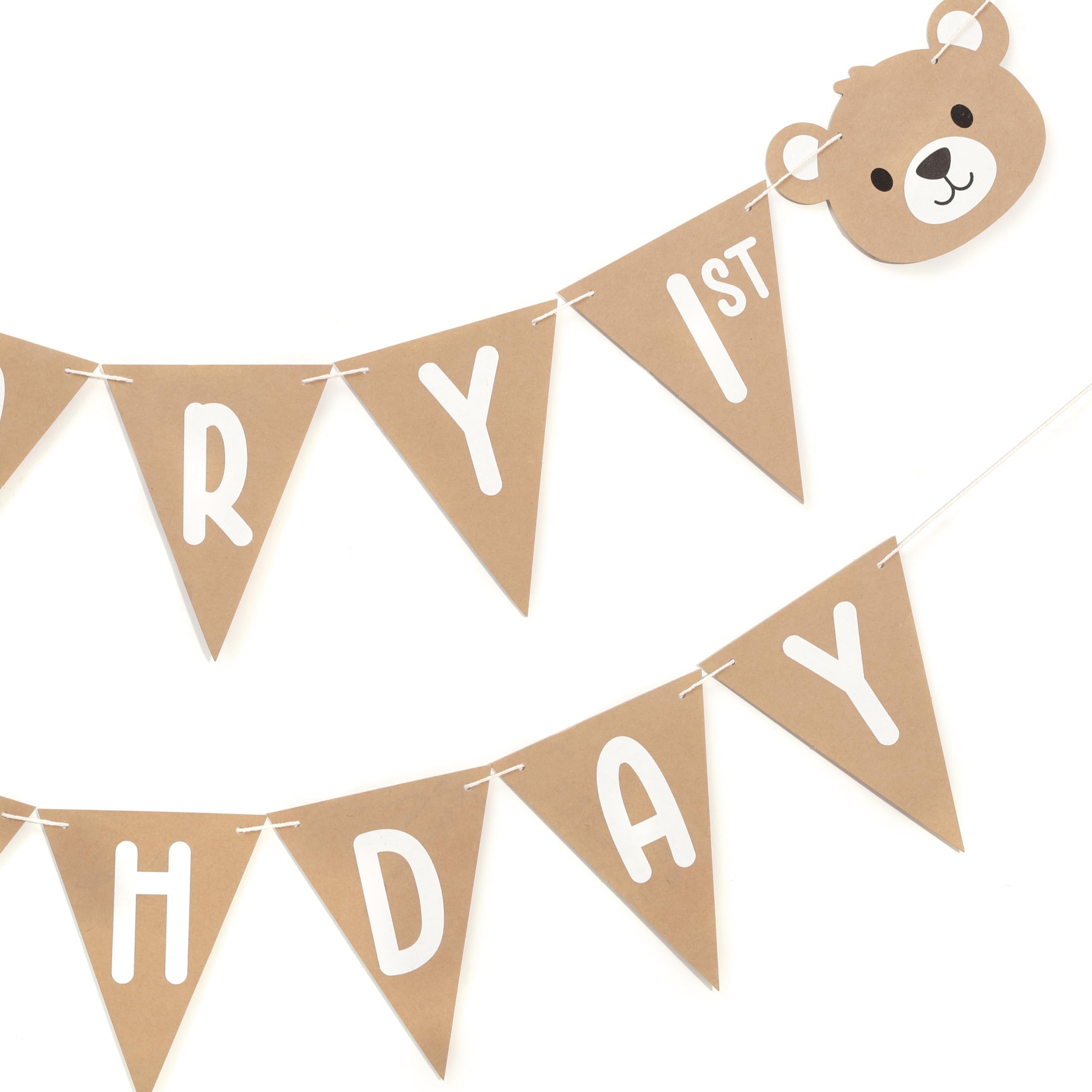 Beary First Birthday Banner - Bear First Birthday Decorations,Neutral Birthday Bear Theme Party Birthday Banner,1st Birthday Boy Decoration,My Beary 1st Birthday Banner