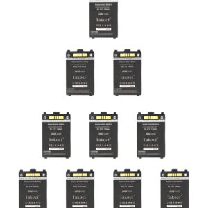 GIKYSUIZ 10-Pack 2050mAh Replacement Battery for Symbol BTRY-MC70EAB00 Compatible with Symbol MC70 MC75 Series Mobile Computers