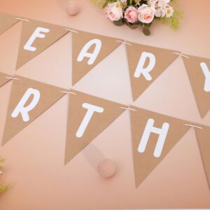 Beary First Birthday Banner - Bear First Birthday Decorations,Neutral Birthday Bear Theme Party Birthday Banner,1st Birthday Boy Decoration,My Beary 1st Birthday Banner