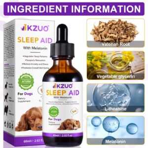 Melatonin for Dogs, Dog Melatonin, Anxiety Relief for Dogs, Melatonin for Small to Large Dog Breeds, Supports Relaxation, Regulates Sleep Patterns, Promotes Overall Well-Being, Dog Sleep Aid