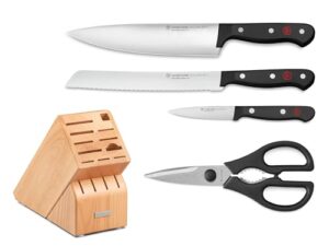 wÜsthof gourmet 5pc block set