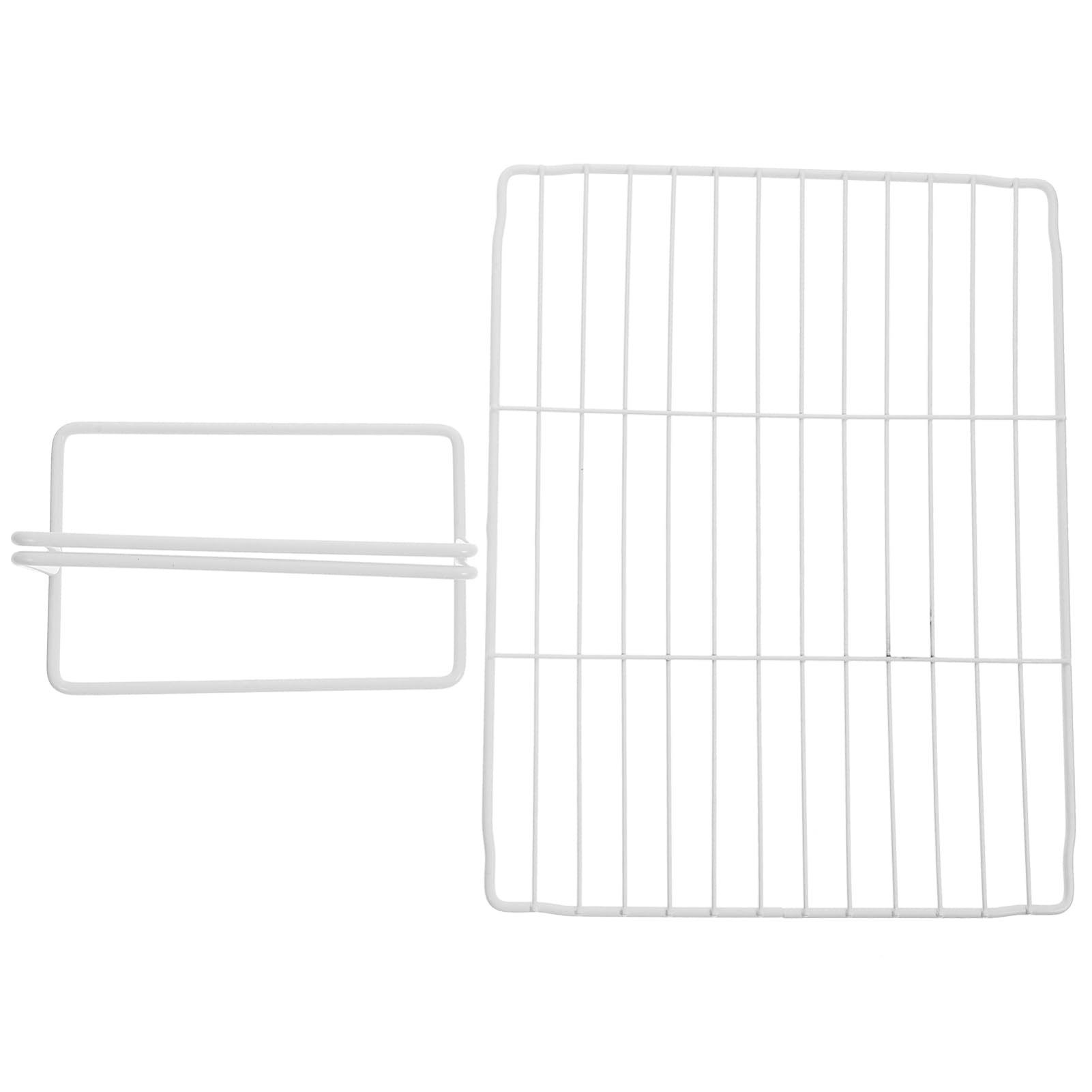 Veemoon Refrigerator Partition Board Freezer Wire Divider Iron Mesh Divider Drawer Separators Fridge Shelf Organizers Freezer Dividing Partition Plate